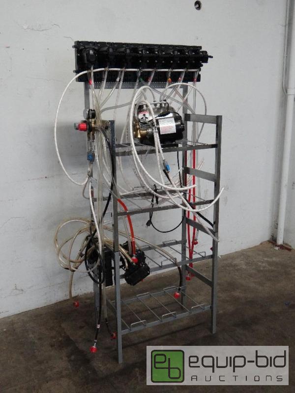 Bag and Box Soda Rack with 8 Flow Jacks and Carbonator with Regulator ...