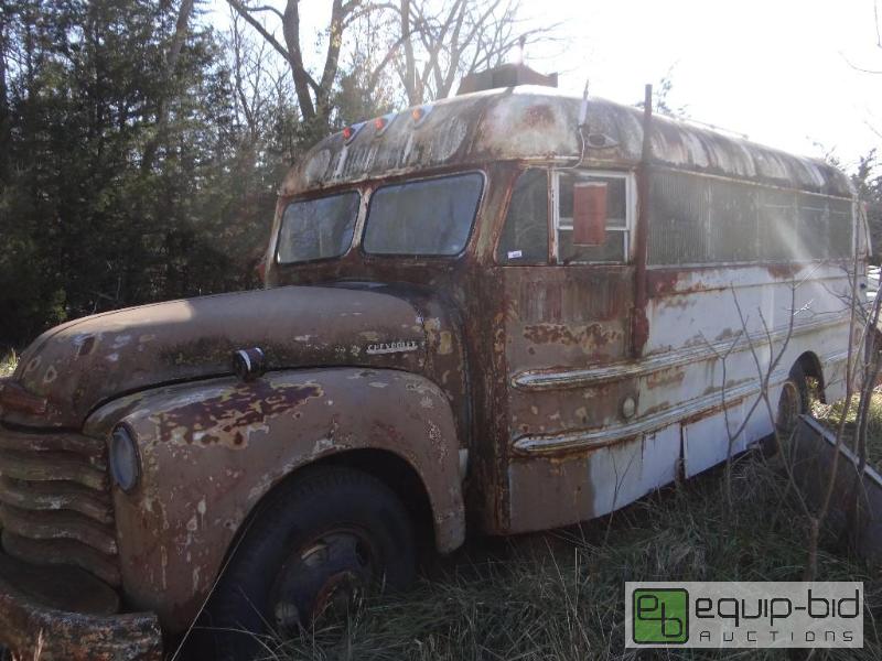 1949 Chevy school bus converted into cam... | Hutchinson Collector ...