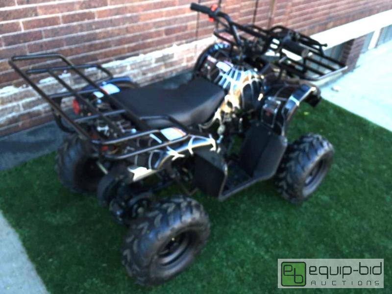 ATV-3125R / 125cc Fully Automatic Mid Size -BLACK SPIDER WEB | NEW!!! 4 ...